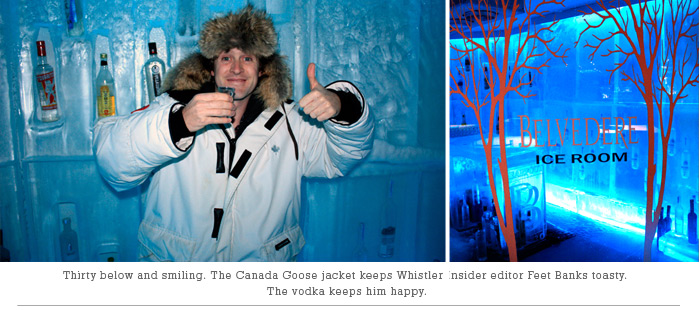Chillin' in The Grey Goose Ice Room - The Whistler Insider