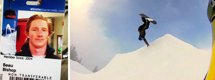 Beau Bishop's Whistler Terrain Park & Backcountry POVs